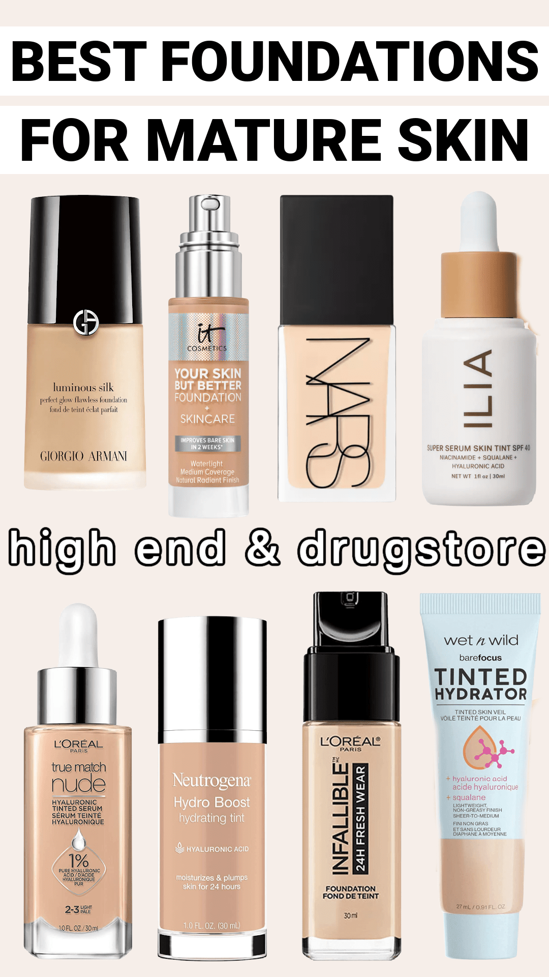 What are the Best Foundations for Mature Skin: Top Picks & Tips